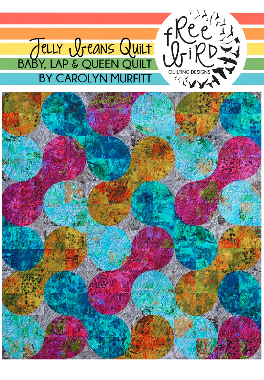 Jelly Beans Quilt mönster - Freebird Designs – lapp-elisa.com
