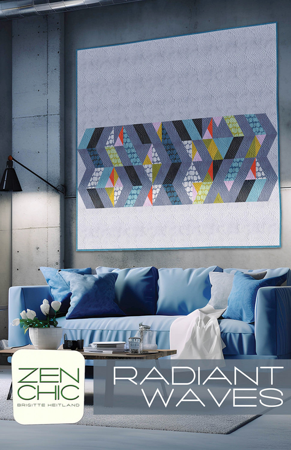 Radiant Waves mönster - Zen Chic - Brigitte Heitland – lapp-elisa.com