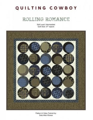 Rolling Romance mönster - Quilting Cowboy - Dale Allen-Rowse – lapp ...